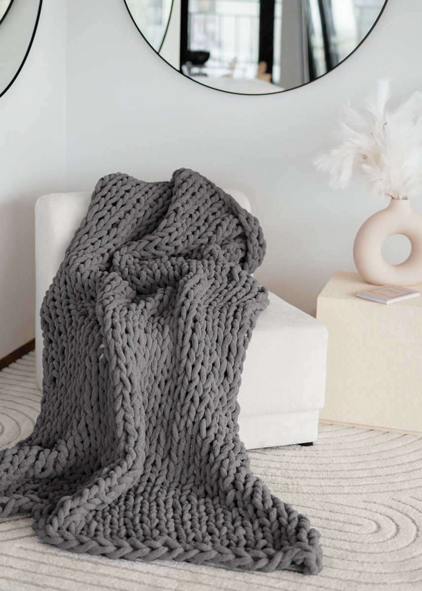 Chenille Yarn Blanket: Soft, Chunky, & Washable – Wool Art
